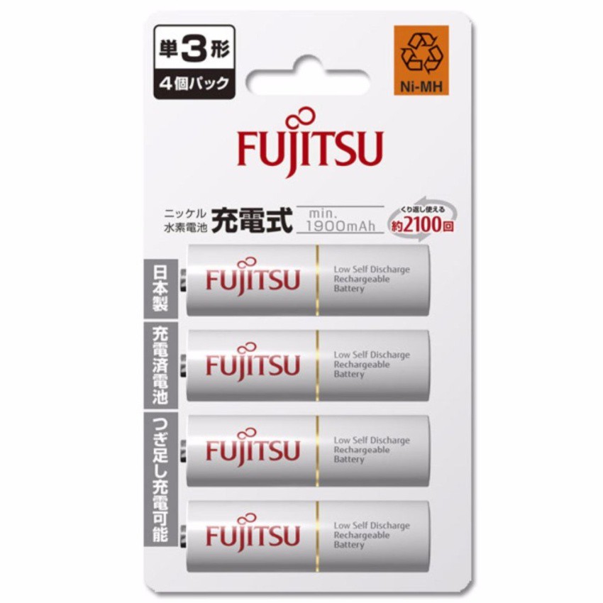 PIN AA FUJITSU 1900MAH SẠC 2100 LẦN HR-3UTC - HÀNG NỘI ĐỊA | Shopee ...