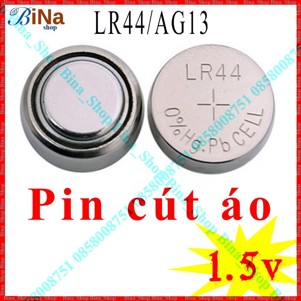 [10 viên] Pin cúc áo LR44 / AG13 / A76 2 viên / 10 viên (tự chọn ...