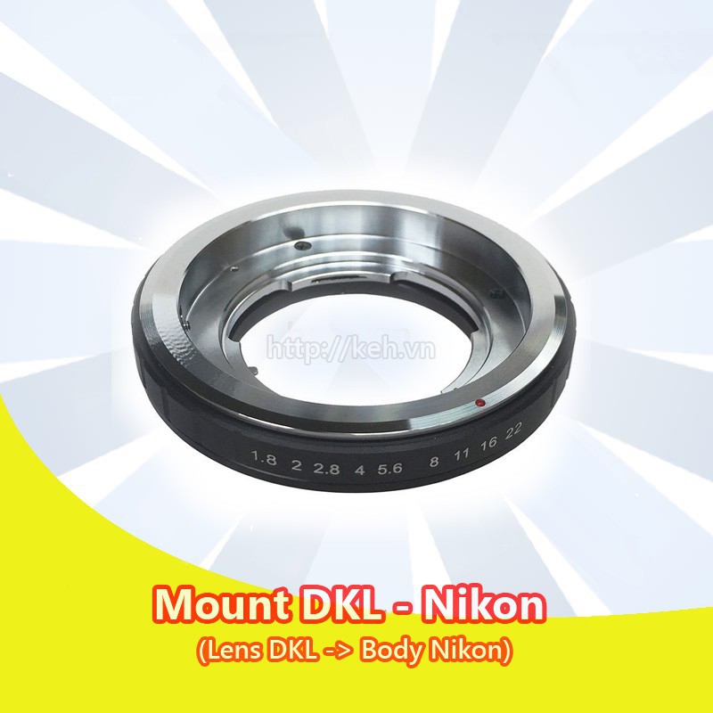 DKL-AI Mount adapter chuyển ngàm cho lens DKL sang body Nikon ( DKL ...
