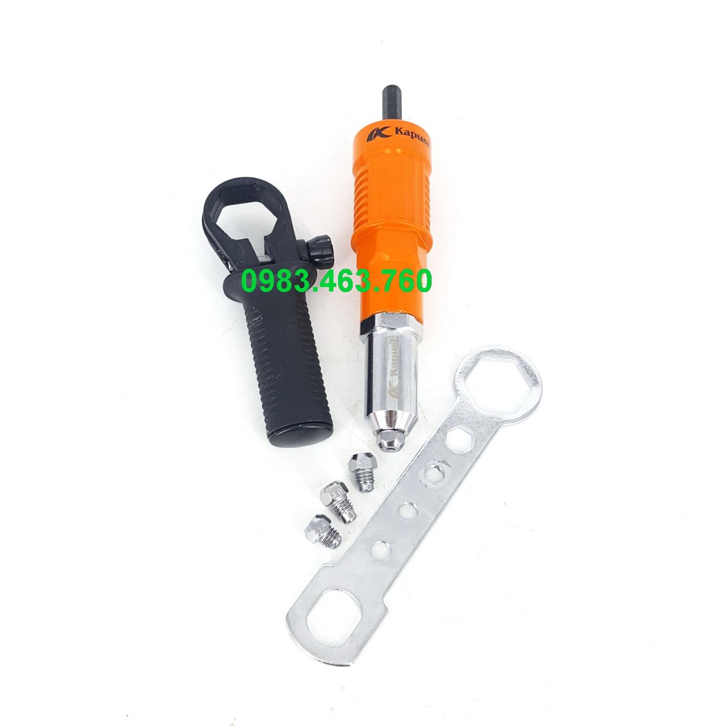 BỘ ĐẦU KÍT CHUYỂN ĐẦU MÁY KHOAN THÀNH ĐẦU RÚT RIVE ĐINH TÁN CÓ TAY CẦM ...