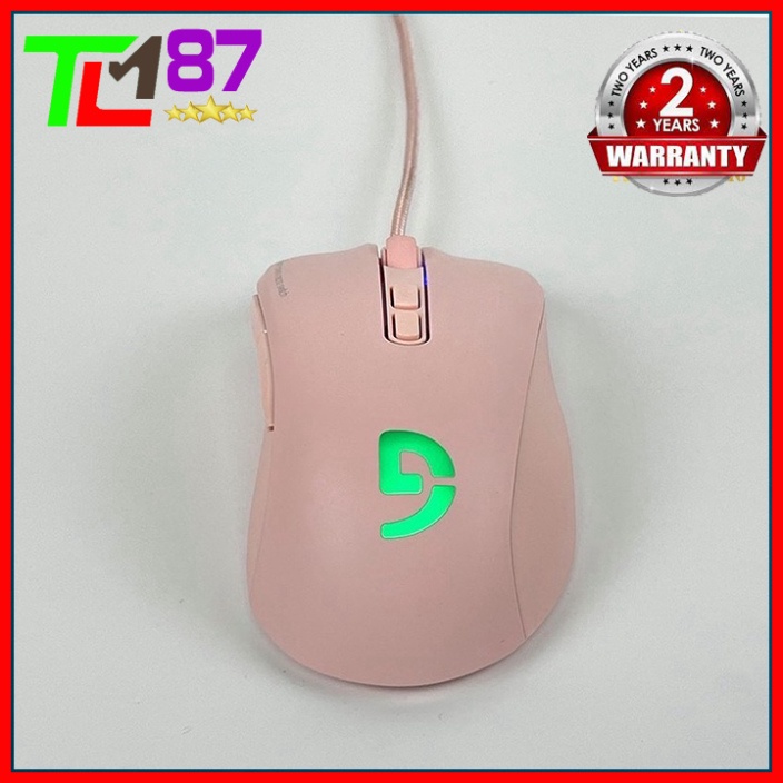 Chuột Gaming Đèn LED 7 Màu Chính Hãng Có Dây FUHLEN G90 Pink - Chuột ...