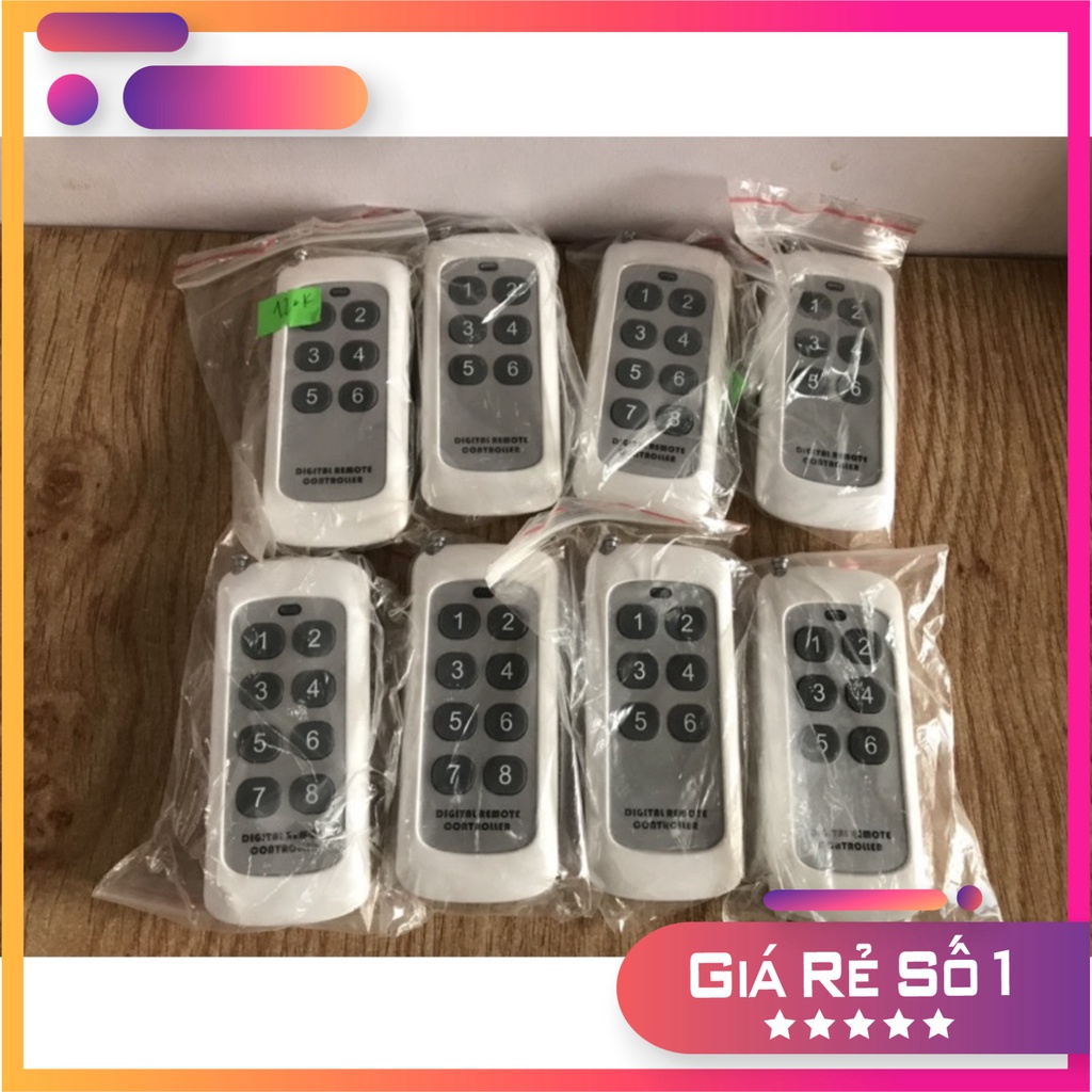 Remote điều khiển từ xa 6, 8 nút RM06, RM08 có tần số 315Mhz | Shopee ...