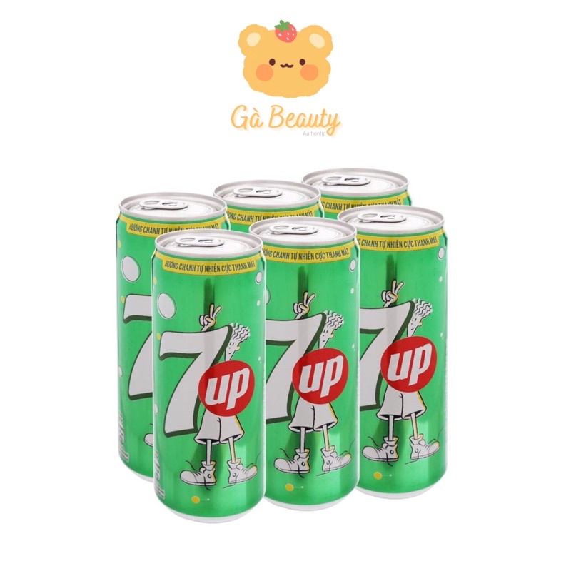 Lốc 7Up Vị Chanh 6 Lon 320ml | Shopee Việt Nam