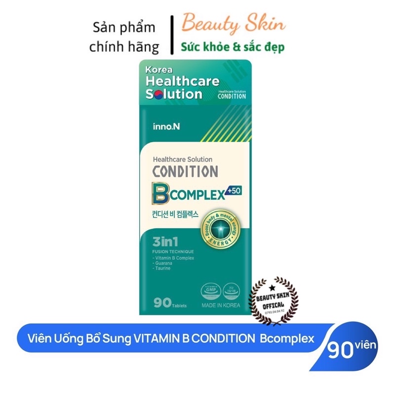 Viên Uống Vitamin Inno.N CONDITION B COMPLEX 90 viên | Shopee Việt Nam