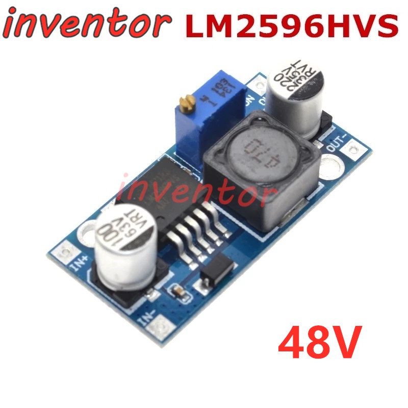 Mô đun điều chỉnh nguồn điện dc-dc 3A LM2596HVS-ADJ LM2596HV 4.5-50V đến 48v | Shopee Việt Nam