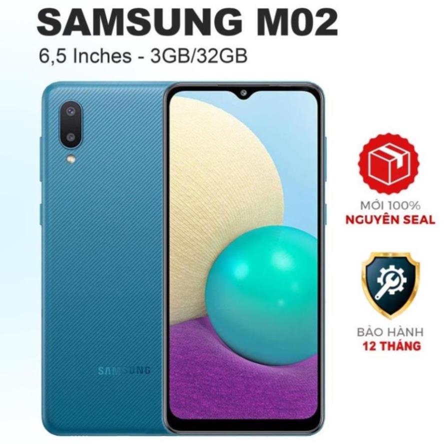 Điện thoại Samsung Galaxy M02 6.5" (3GB/32GB) Chính hãng mới 100% Có ...