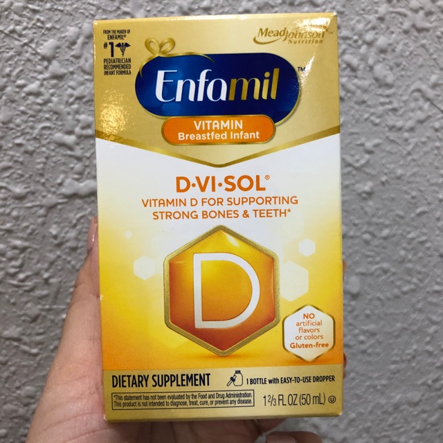 (Date 4/2024) Vitamin Enfamil D Vi Sol 50ml | Shopee Việt Nam