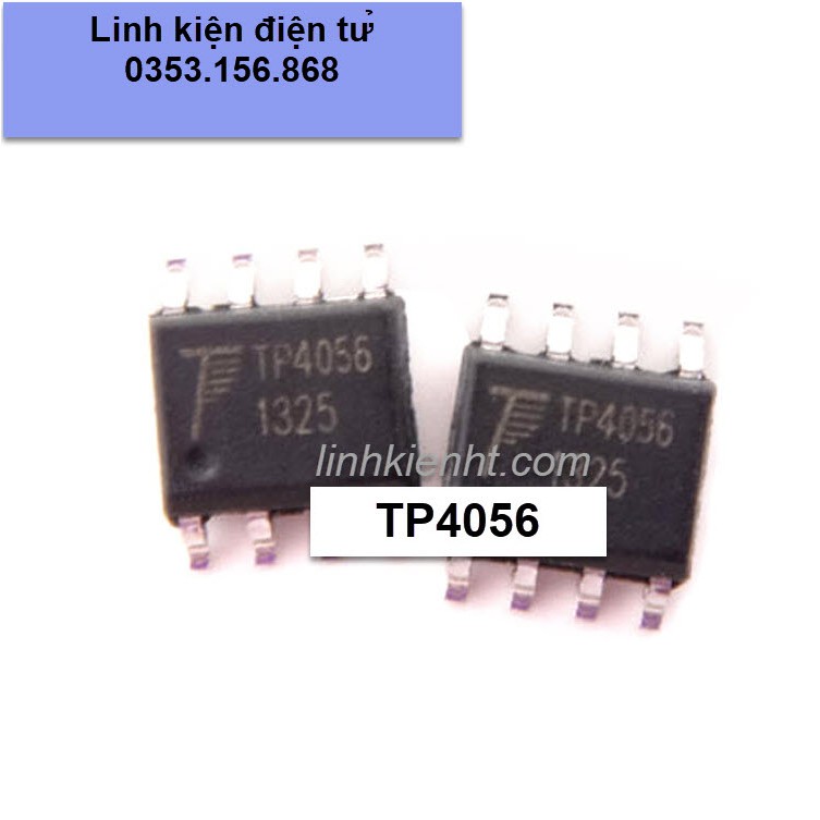 IC TP4056 LINH KIỆN TC4056 IC QUẢN LÝ SẠC PIN 4056ES | Shopee Việt Nam