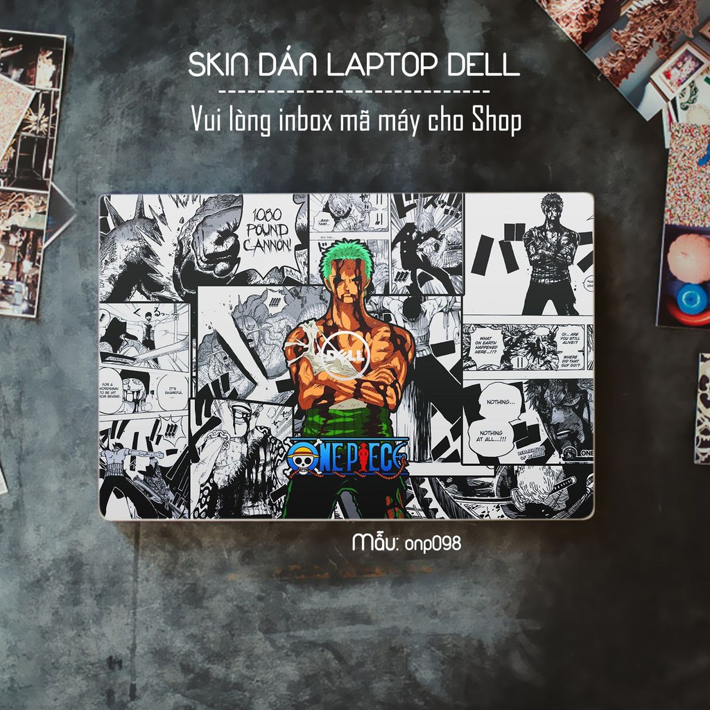 Skin dán Laptop Dell in hình One Piece nhiều mẫu 9 (inbox mã máy cho Shop) | Shopee Việt Nam