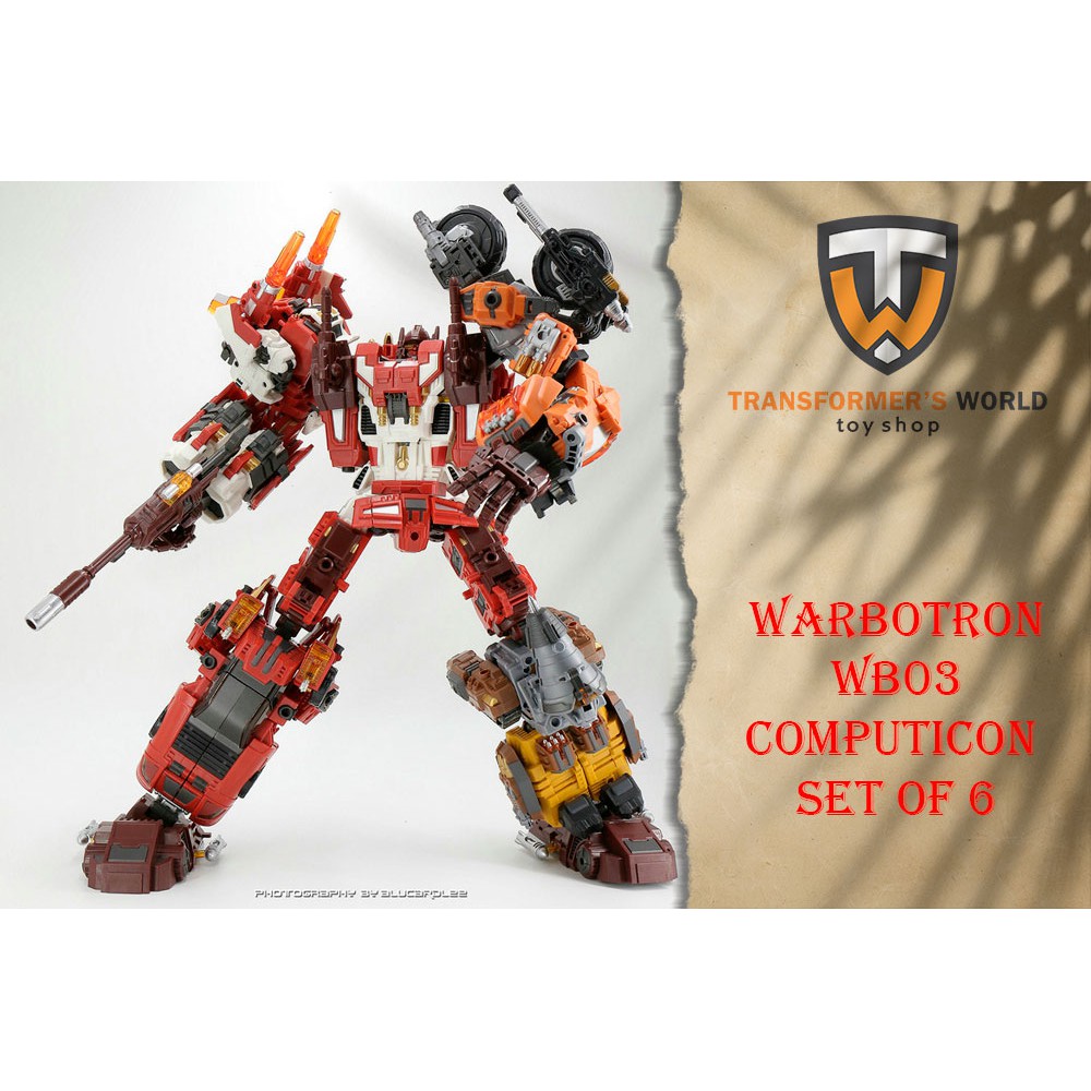 Mô hình WARBOTRON - WB03 - COMPUTICON SET OF 6 | Shopee Việt Nam
