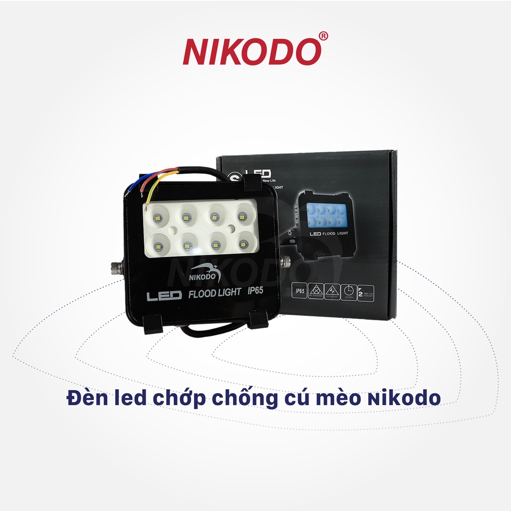Đèn led chớp chống cú mèo Nikodo - Thiết bị hỗ trợ bảo vệ nhà yến ...