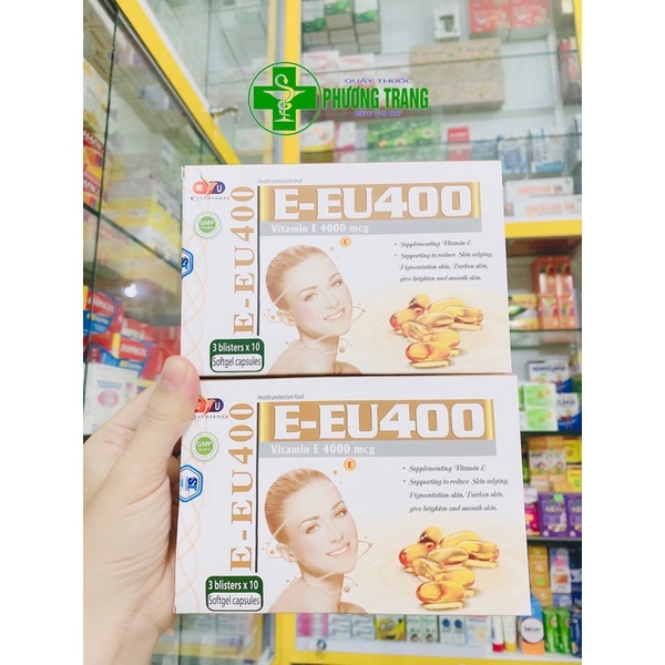 Viên Uống Vitamin E-EU400 (hộp 30viên) | Shopee Việt Nam