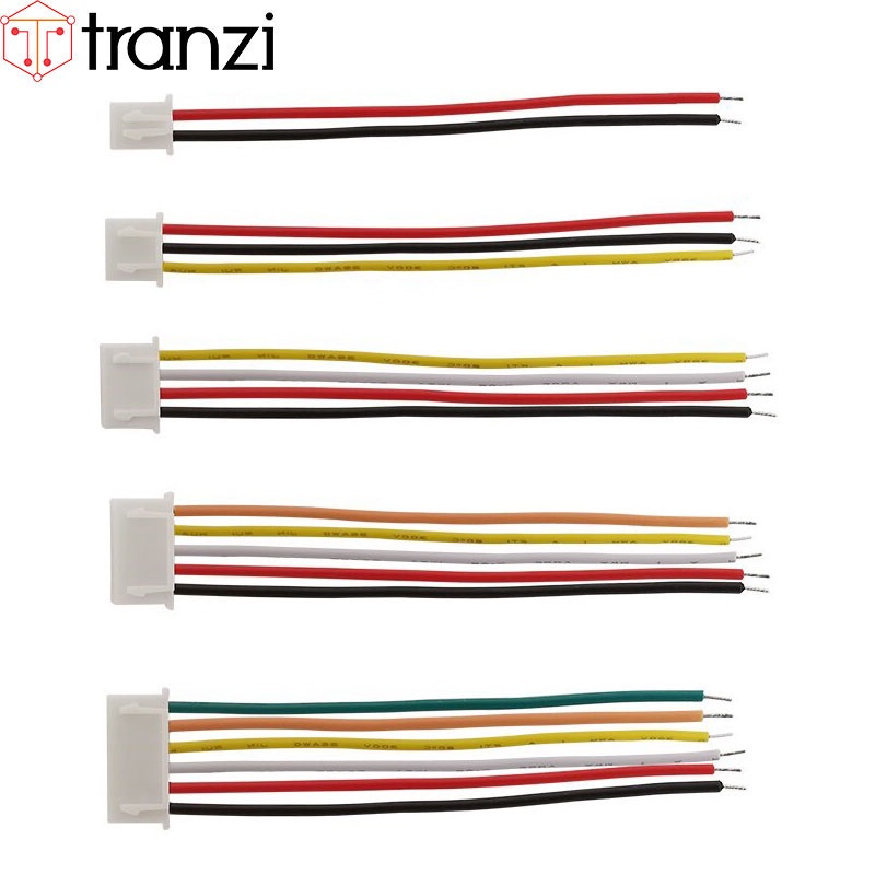 Dây cắm header 2.54mm XH2.54 2P 3P 4P 5P 6P 7P 8P 9P 10P 11P 12P 10cm 20cm 30cm 22AWG 1 đầu bấm ...