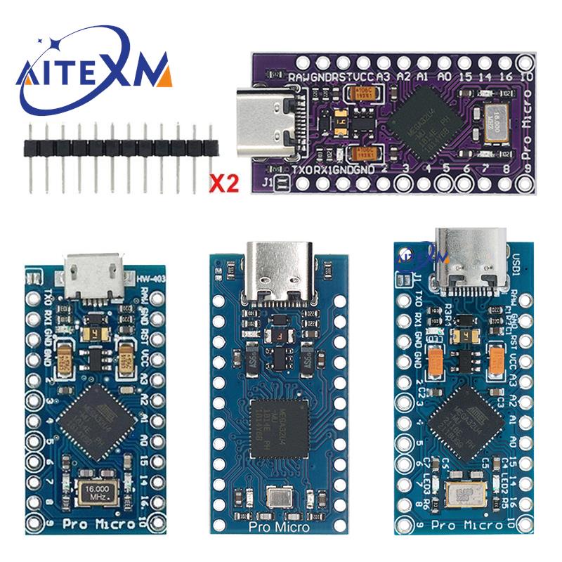 Mô Đun Bảng Mạch Micro/Mini/TYPE-C USB ATMEGA32U4 5V 16MHz Cho Arduino ...
