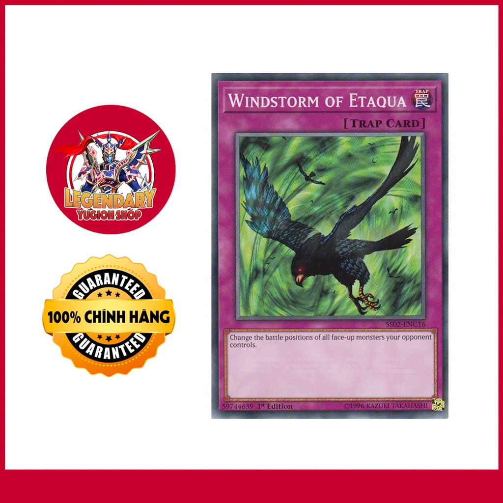 [JP][Thẻ Bài Yugioh Chính Hãng] Windstorm Of Etaqua | Shopee Việt Nam