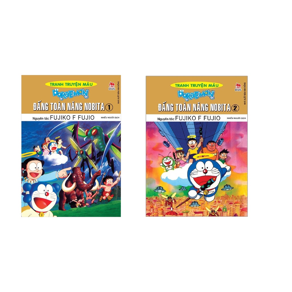 Sách - Doraemon tranh truyện màu - Đấng toàn năng Nobita - Trọn bộ 2 ...