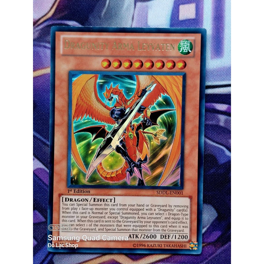 [ Đỗ Lạc Shop ] Thẻ Bài Yugioh Mint90 Monster Dragunity Arma Leyvaten Ultra Rare | Shopee Việt Nam