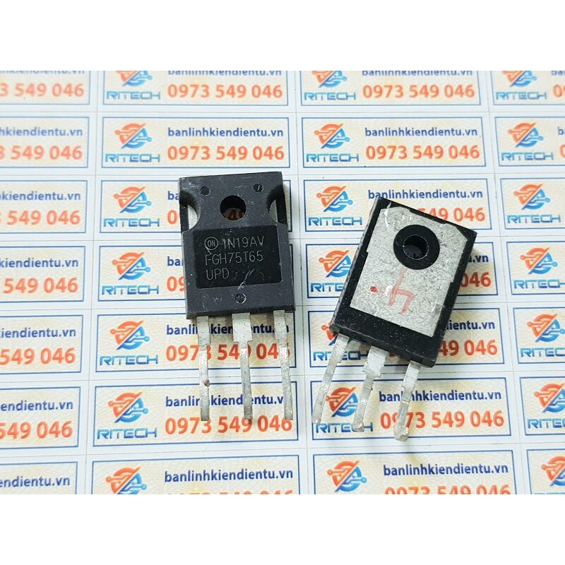 [Combo 2 chiếc] FGH75T65UPD FGH75T65 75T65 IGBT Field Stop Trench IGBT ...