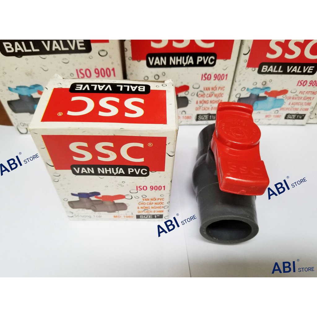 Van nhựa PVC 34, 42 chính hãng, van nhựa SSC khóa nước | Shopee Việt Nam