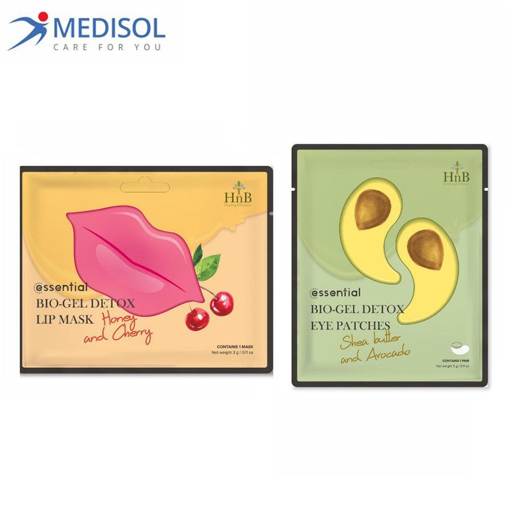 Mặt Nạ Mắt & Mặt Nạ Dưỡng Môi - Bio-Gel sheet Mask H&B, Detox - Giúp ...
