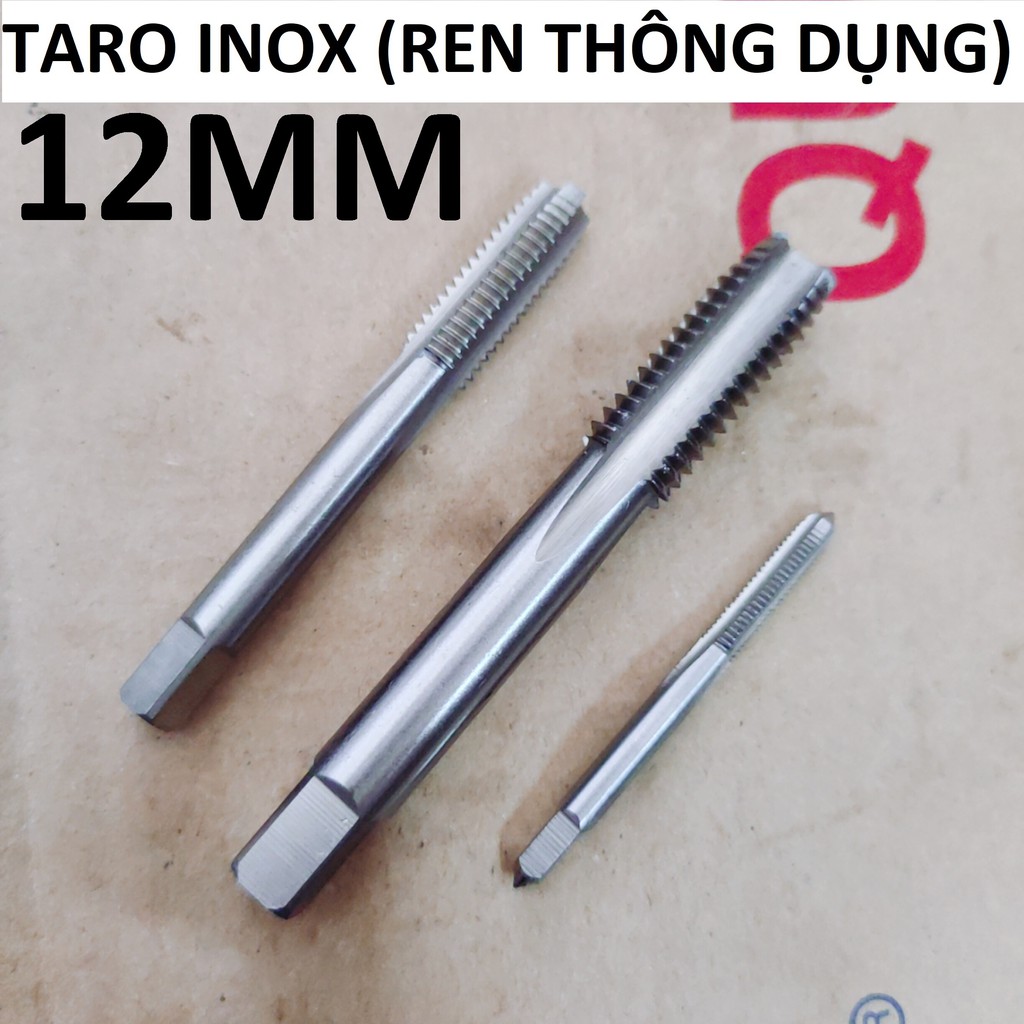 Taro inox 12 , Ta rô 12x1.75 (ren phổ thông), hàng TAIWAN Loại 1 chính ...