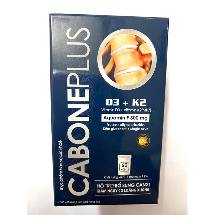 Viên dưỡng xương khớp CABONE PLUS – Bổ sung canxi – Giảm nguy cơ loãng ...