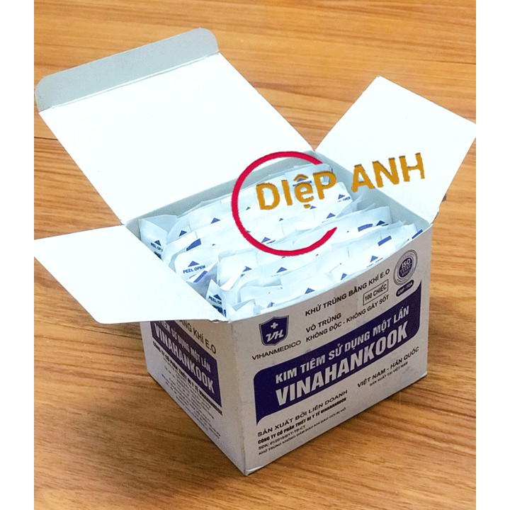 Hộp 100 đầu kim tiêm 22G-23G- kim lấy thuốc 22G-23G vô trùng ...