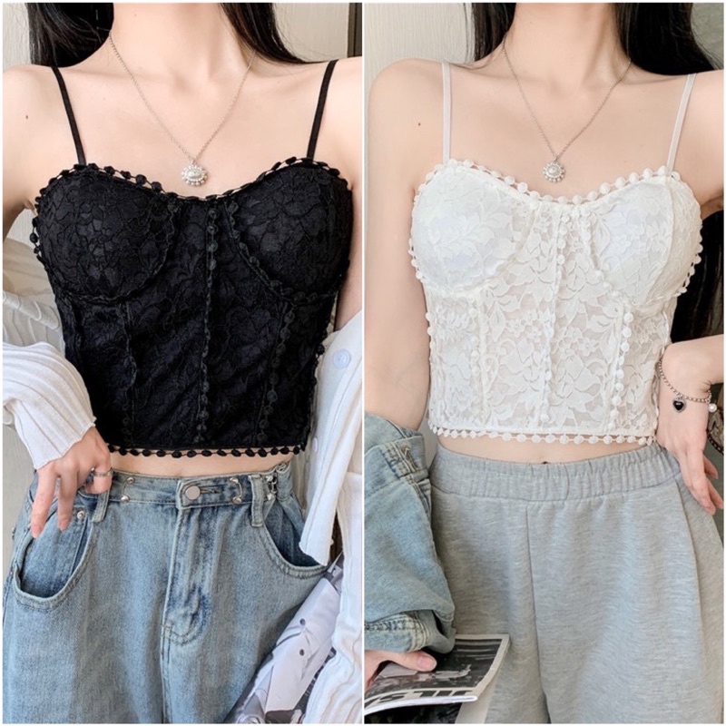 Áo Bra Ren Mềm Cradin Sang Chảnh Cao Cấp Có Đệm Ngực Tháo Rời 1873 ...