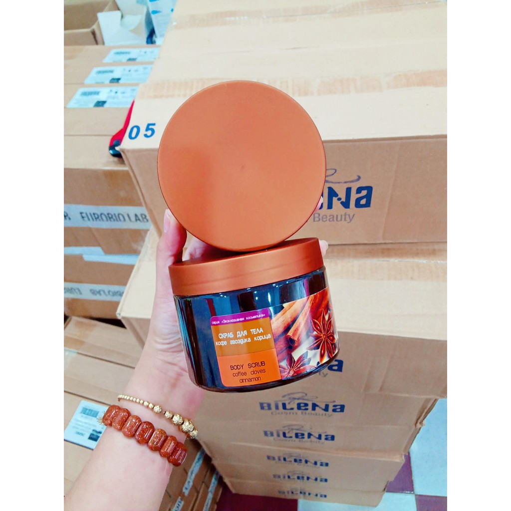 [Chính Hãng 100%] KEM TẨY DA CHẾT BODY QUẾ HỒI CAFE NGA - 380G | Shopee Việt Nam