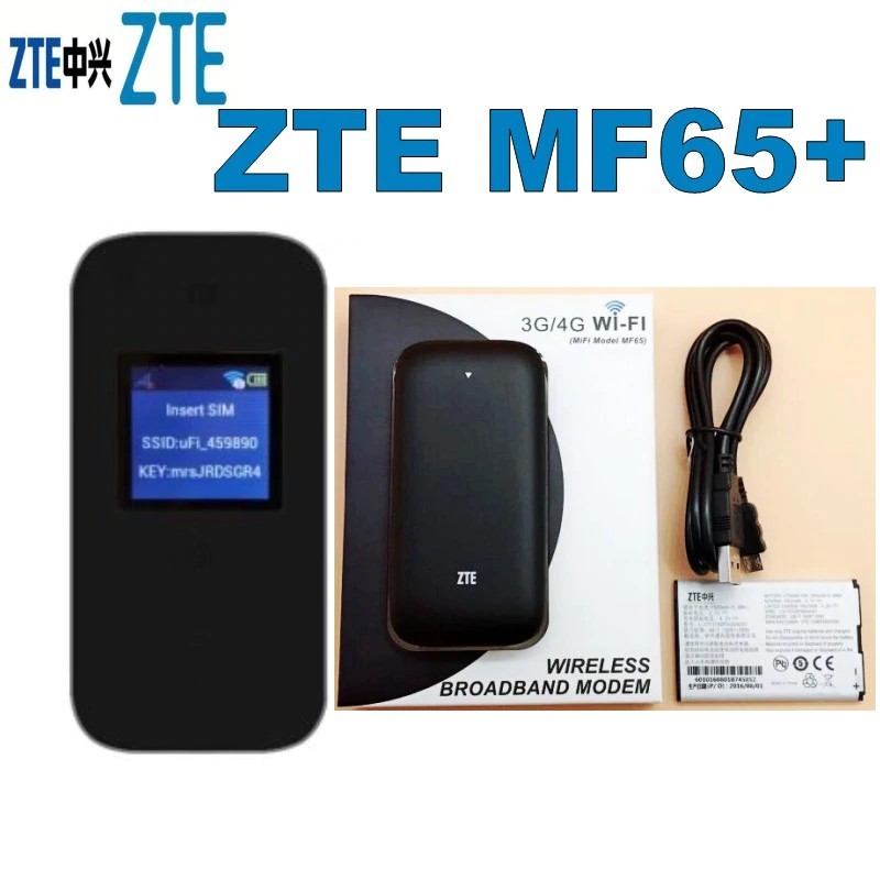 Bộ phát wifi từ sim ZTE MF-65 plus | Shopee Việt Nam