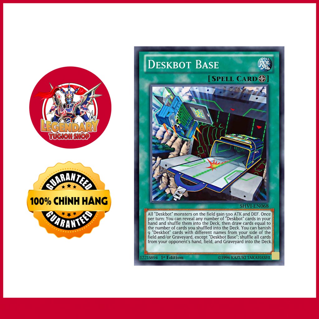 [Thẻ Bài Yugioh Chính Hãng] Deskbot Base | Shopee Việt Nam