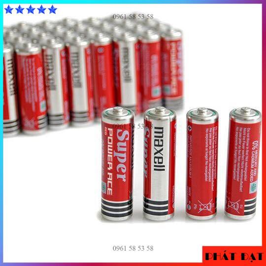 Bộ 4 Pin tiểu AA 1.5V Maxell Super Power Ace Red R6P AR 4P - TĐSG ...