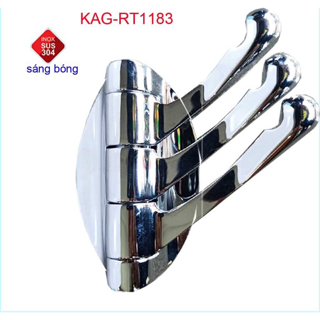 Móc inox, móc treo quần áo chất liệu inox 304 chia ba cao cấp | Shopee ...