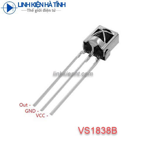 Túi 10 cái LED THU HỒNG NGOẠI VS1838B HX1838 PC638 1838 VỎ SẮT | Shopee Việt Nam
