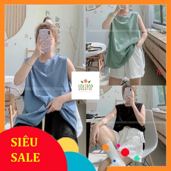 [CÓ ẢNH THẬT] Bộ Tank Top 3 Lỗ Trơn - LOLIPOP | Shopee Việt Nam