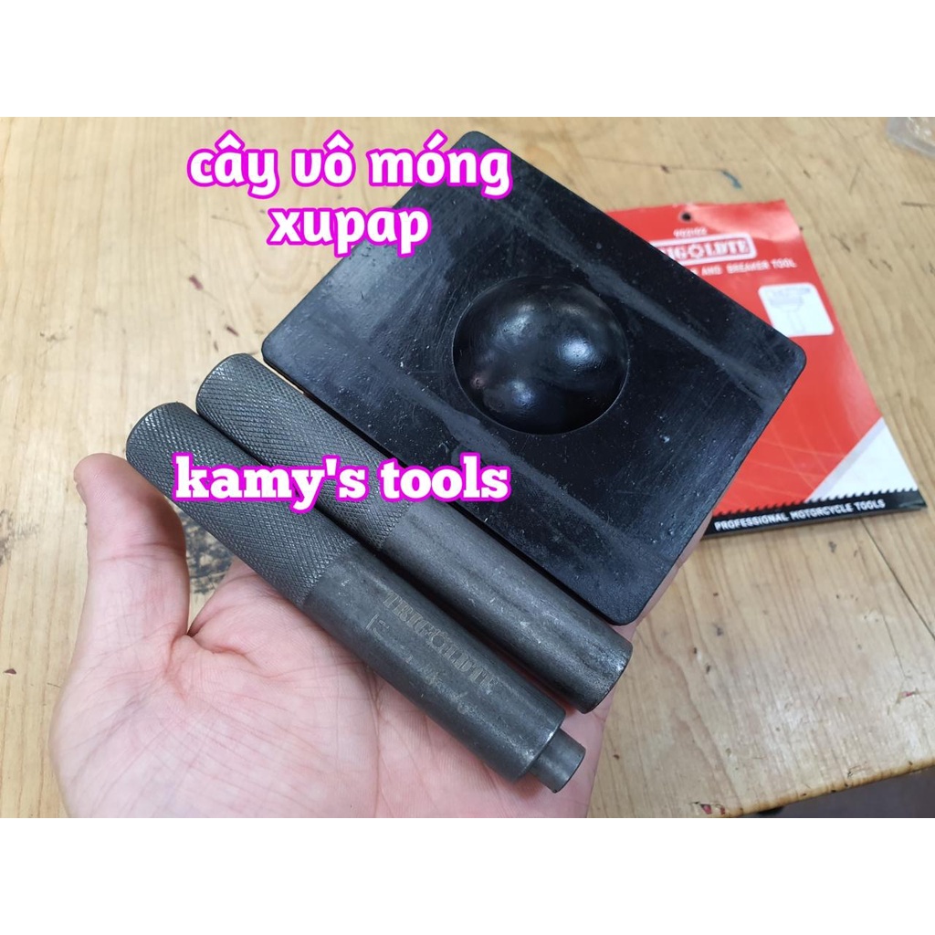 Bộ dụng cụ ra vào móng xupap cho xe máy, cây vô móng xupap xe máy 3 chi ...