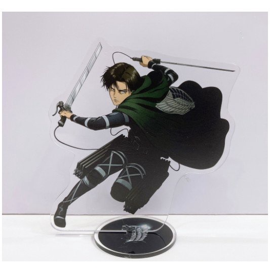 Mô hình nhân vật mica standee LEVI Attack on Titan in hình anime chibi ...