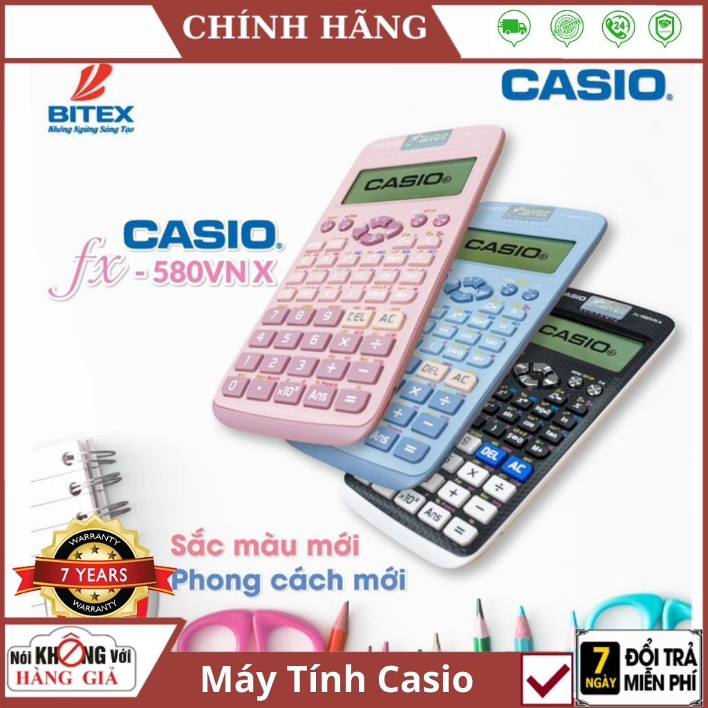 Máy tính Cầm Tay Casio FX 580VN X Hàng chính hãng - Casio 580 Giải ...