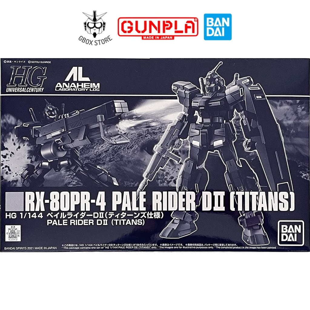 Gundam HG RX-80PR-4 Pale Rider DII D2 Titans HGUC Bandai P-Bandai 1/144 ...