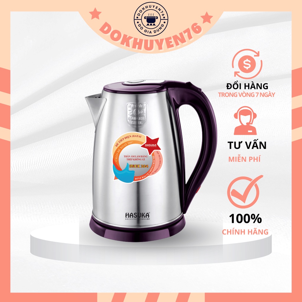 Ấm siêu tốc Hasuka HSK-277 CHÍNH HÃNG | Shopee Việt Nam