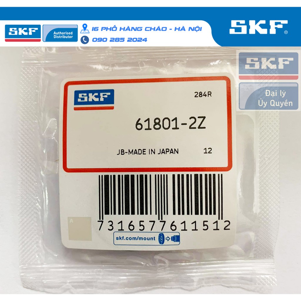VÒNG BI SKF 61801-2Z Chính Hãng | Shopee Việt Nam