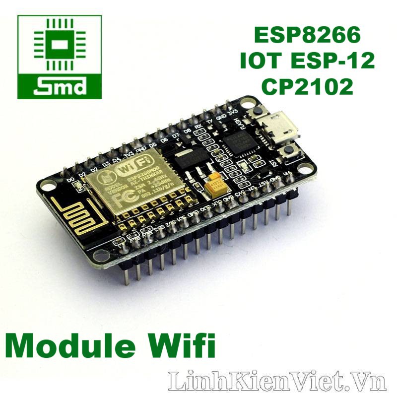 Module Wifi Node MCU ESP8266 IOT-ESP12 CP2102 | Shopee Việt Nam