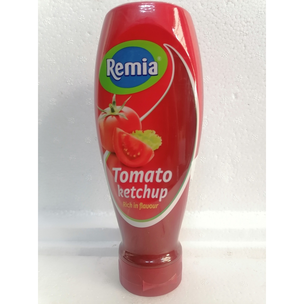 [Chai 500ml] TƯƠNG CÀ CHUA ÚP NGƯỢC [Netherlands] REMIA Tomato Ketchup ...