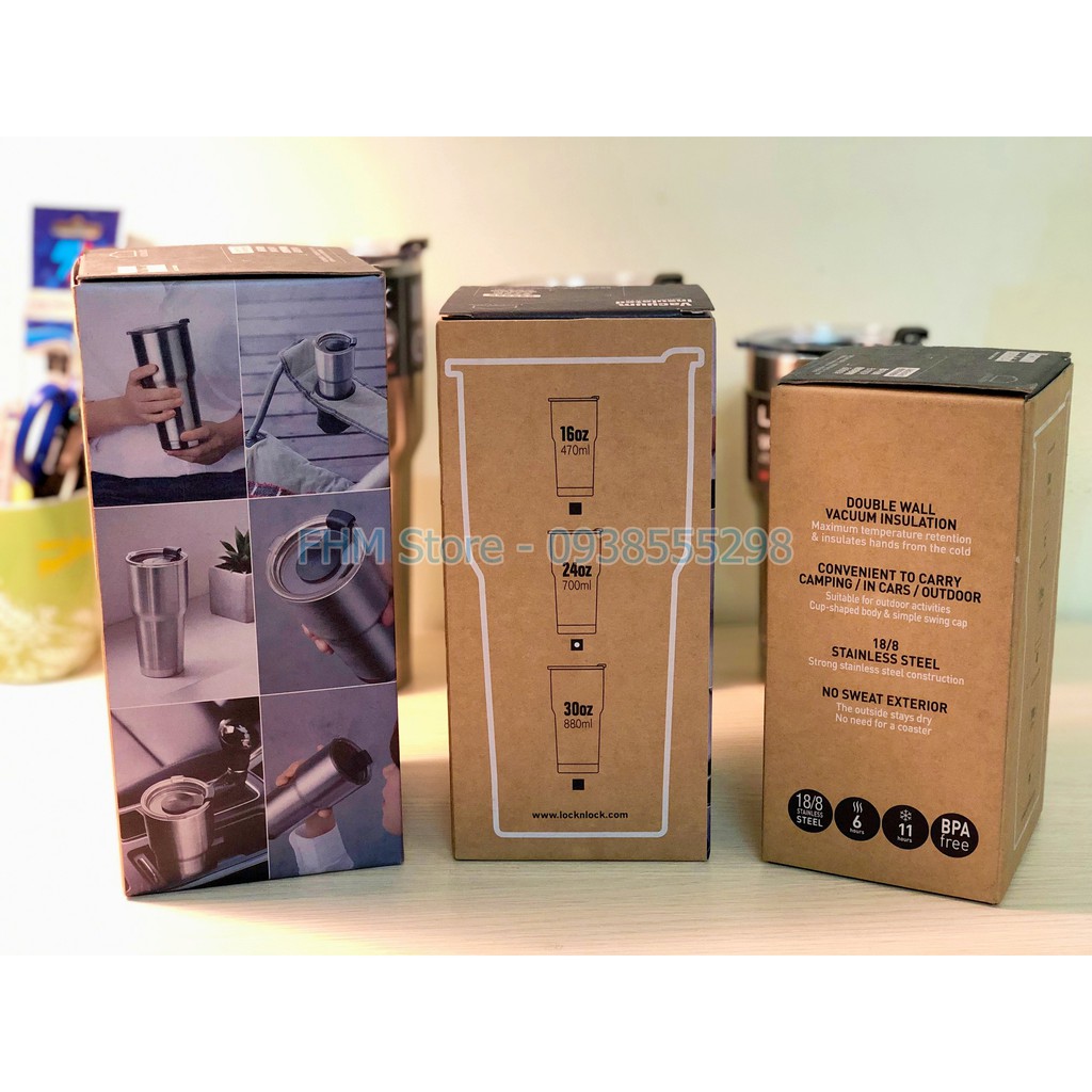 Ly Giữ Nhiệt Lock&Lock Swing Tumbler LHC4136 - LHC4137 - LHC4138 ( BẠC ...