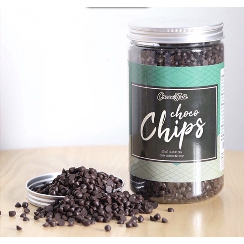 Socola Chip(Chocochip) Dùng Trang Trí Bánh Hộp (Đen),(Trắng) | Shopee ...