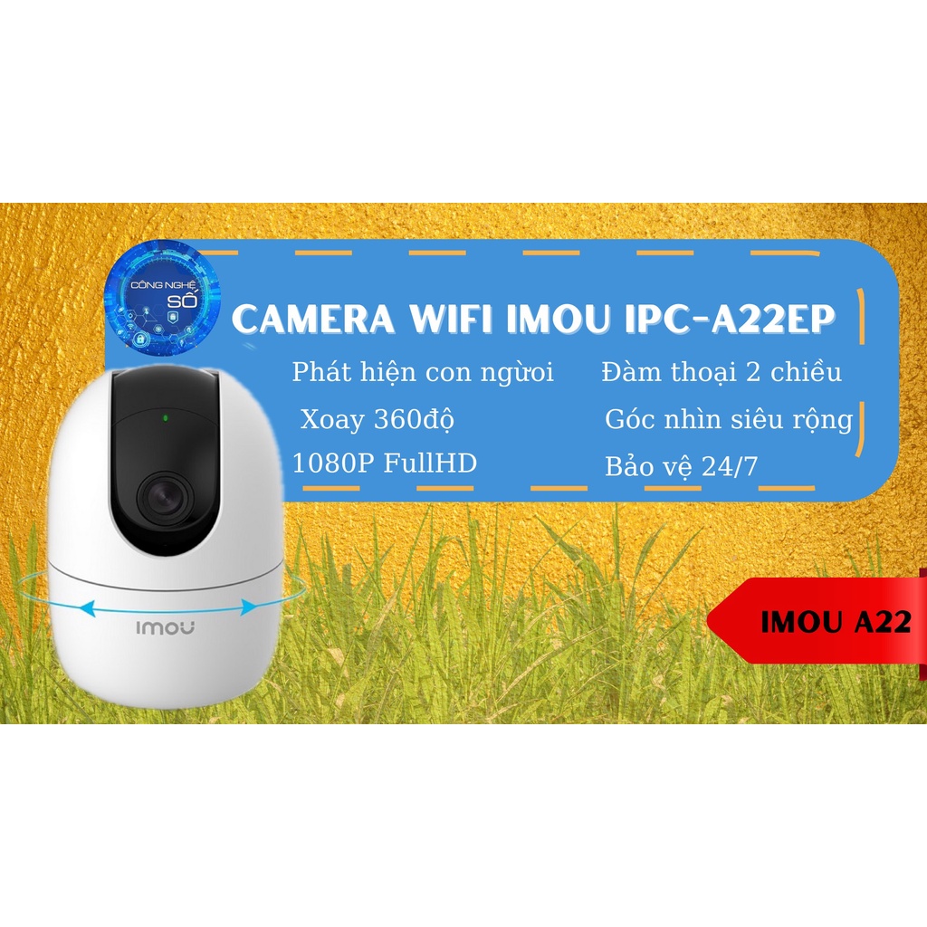 Camera IP Wifi IPC-A22EP-D-IMOU chuẩn HD 1080P | Shopee Việt Nam