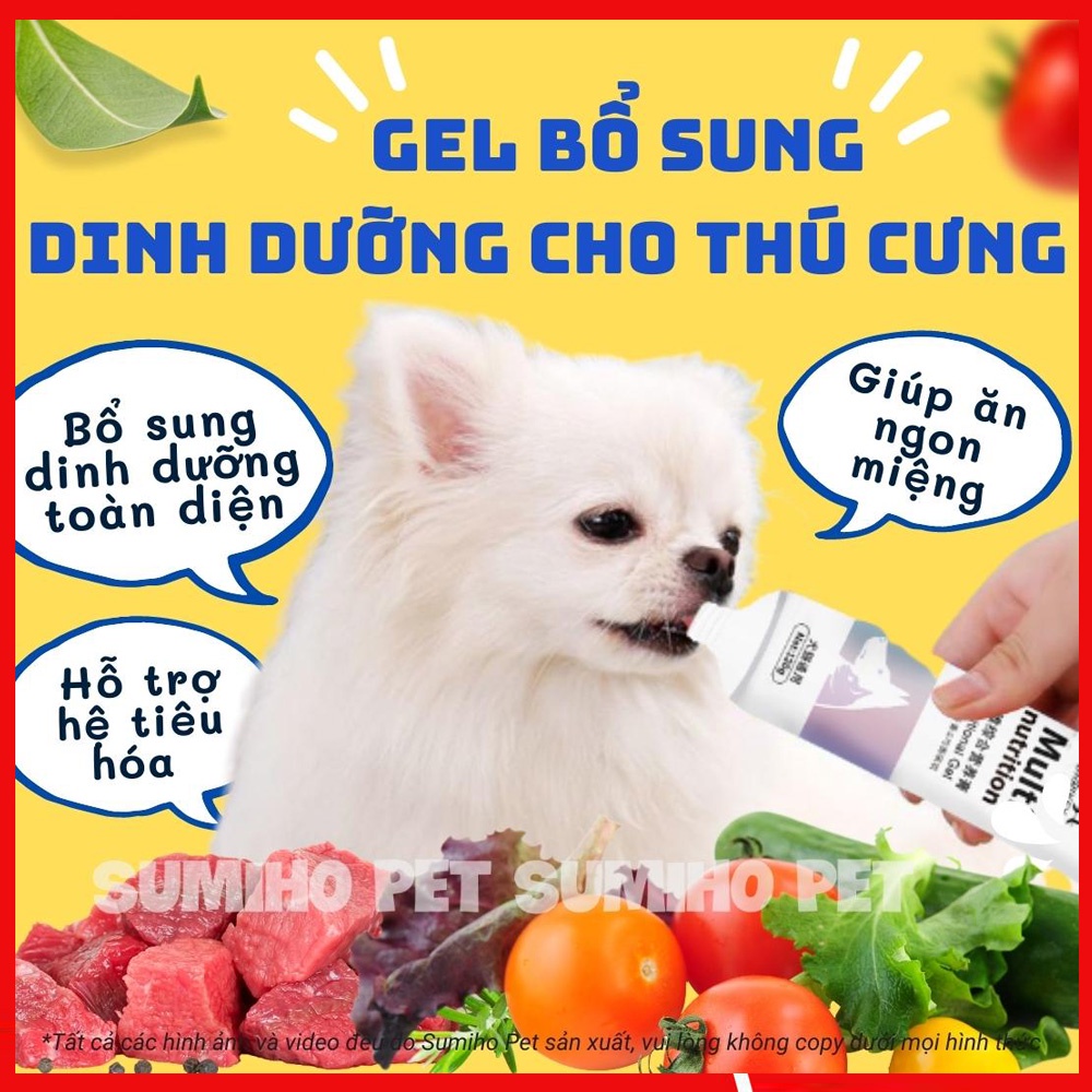 Gel dinh dưỡng Dorrikey bổ sung Vitamin cho chó mèo thú cưng (120gr) | Shopee Việt Nam
