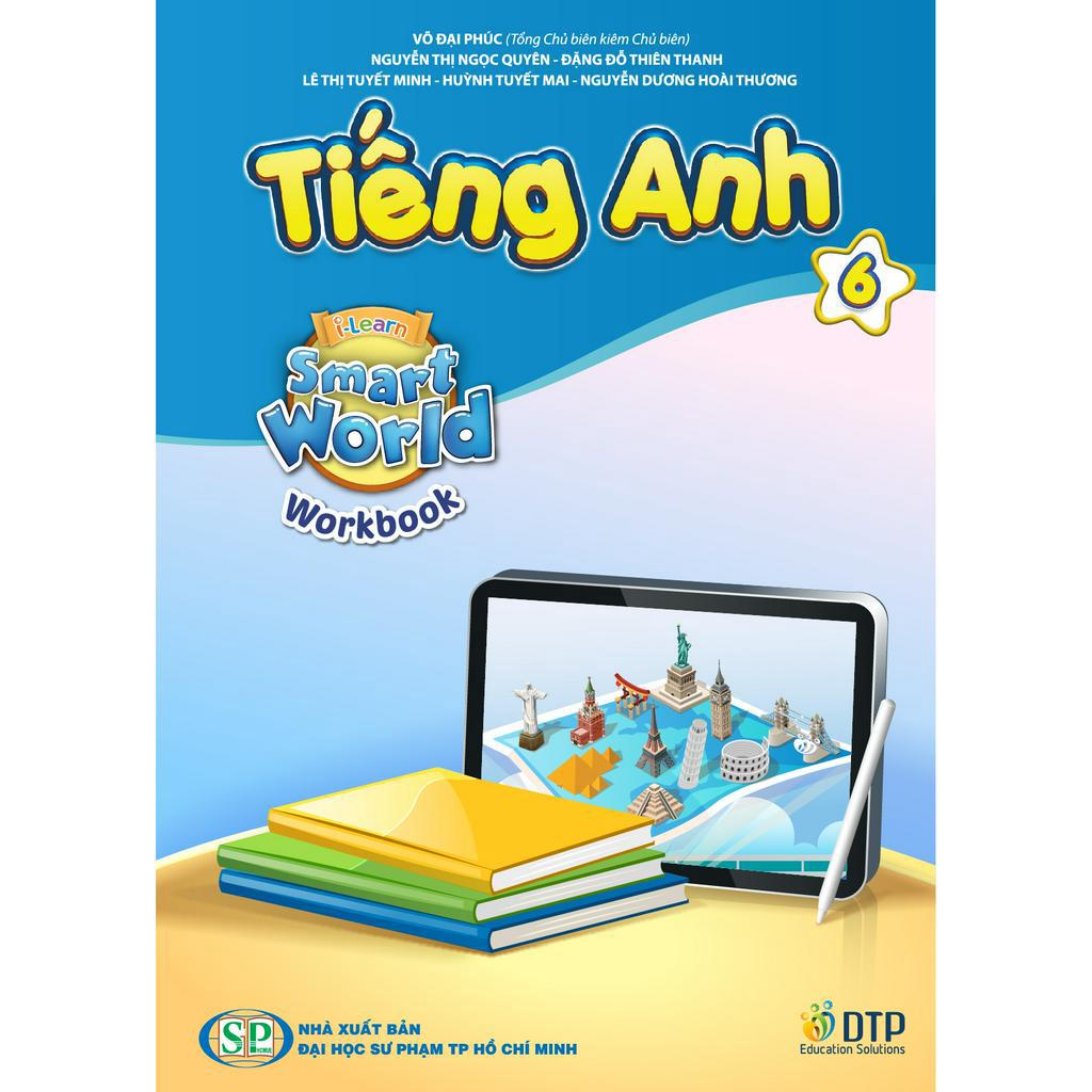 Sách - DTPbooks - Tiếng Anh 6 i-Learn Smart World - Workbook | Shopee Việt Nam
