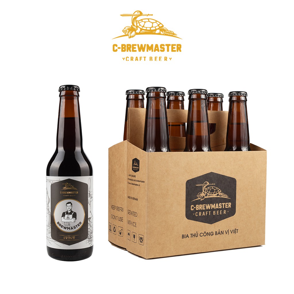 Lốc 6 Chai Bia Craft C-Brewmaster (330ml/ chai) | Shopee Việt Nam