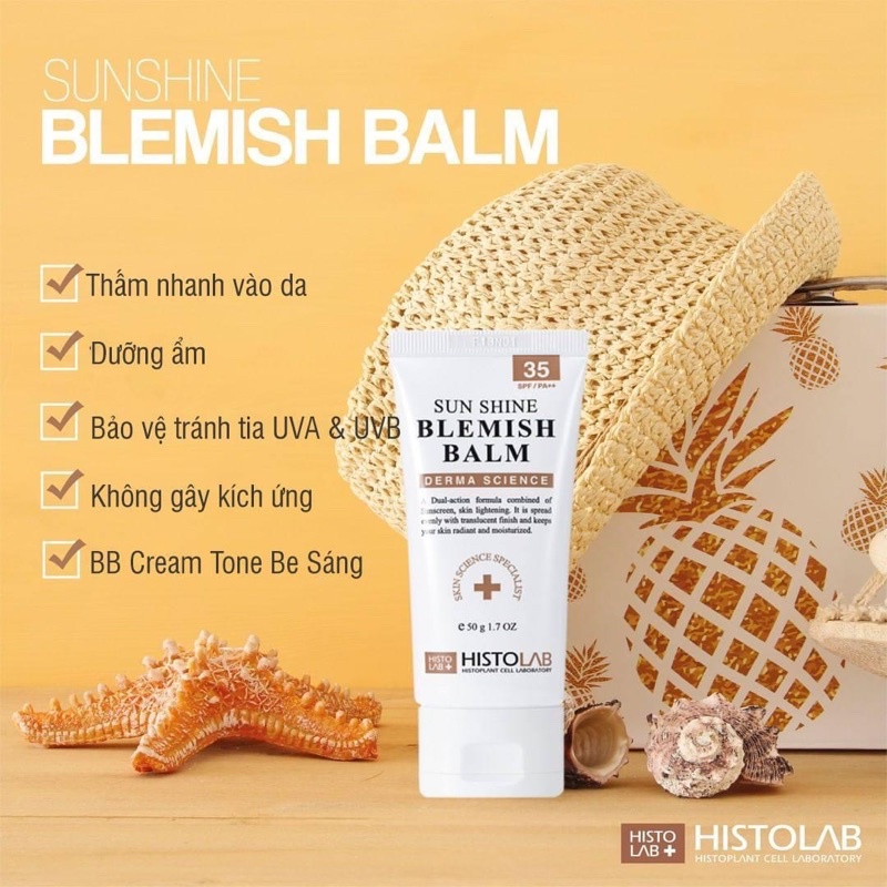 [Histolab] KEM CHỐNG NẮNG BB CREAM - SUN SHINE BLEMISH BALM SPF 35/PA ...